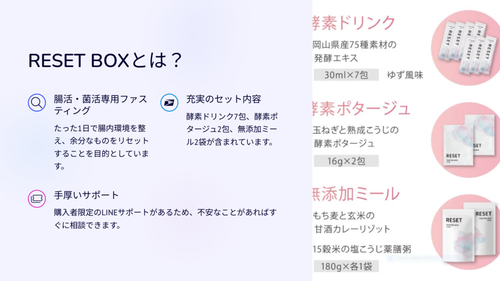 週末たった1日！RESET BOXで始める菌活ファスティングの効果 - Zutoキレイ